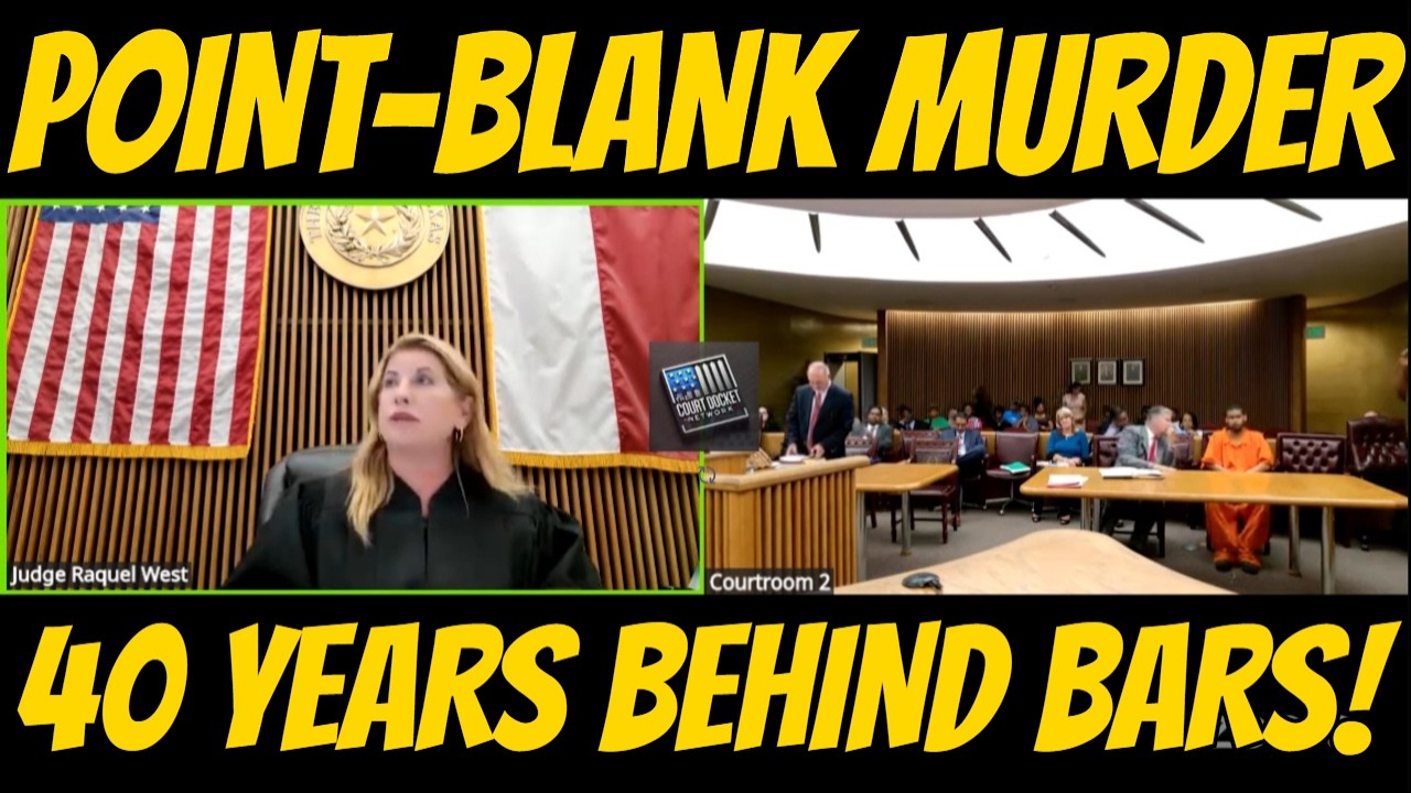 Judge West DESTROYS Excuses: 40 YEARS for Point-Blank Murder! - YouTube