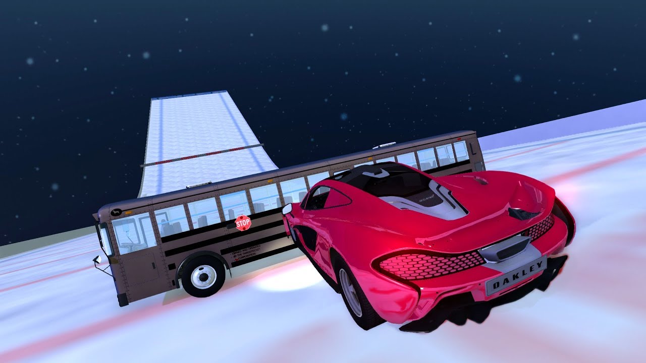 Beamng drive - Space Bridge Jump Crashes (Space Jumping Crashes) - YouTube