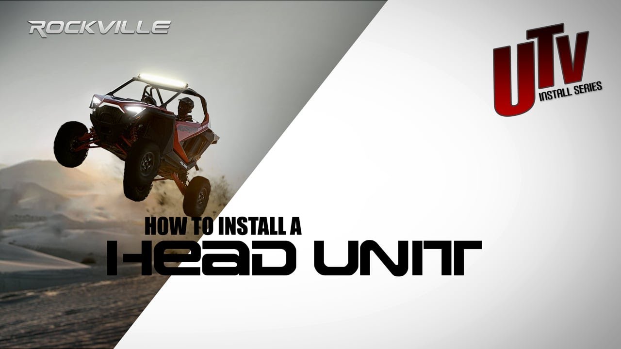 How to install a Head Unit in your UTV & Off Road Vehicles! STEP by ...