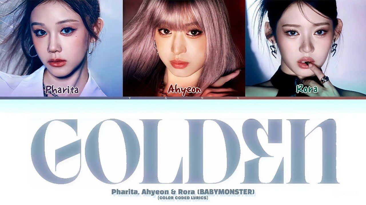 「STUDIO VER」BABYMONSTER (PHARITA, AHYEON, RORA) Golden (original by ...