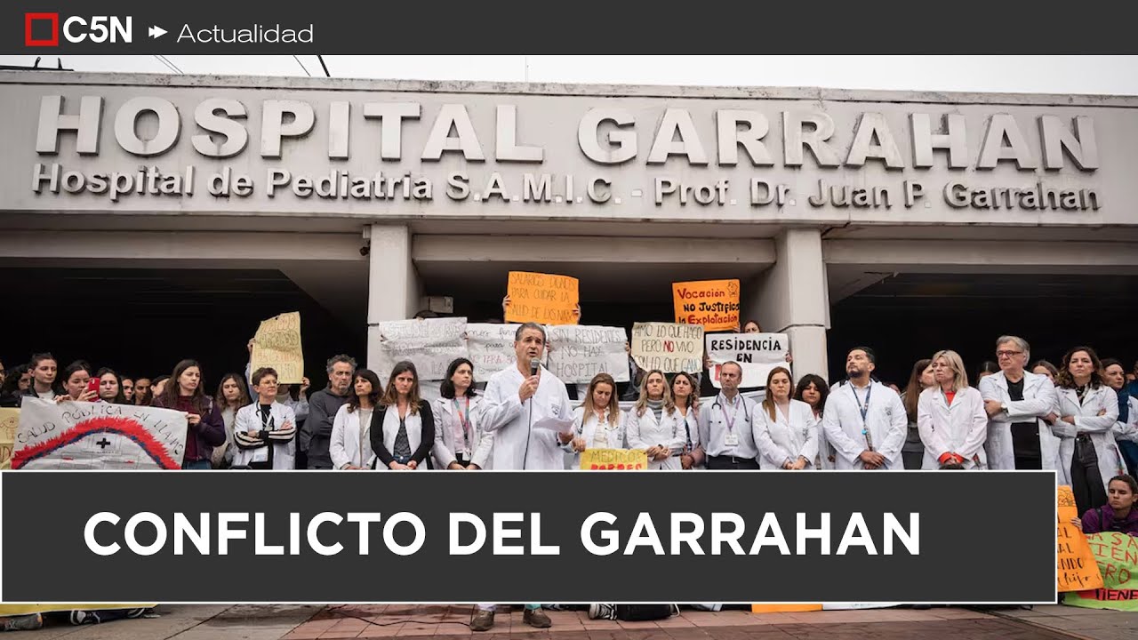 PARO Y RECLAMO del GARRAHAN: UN NUEVO MIÉRCOLES de PROTESTA - YouTube