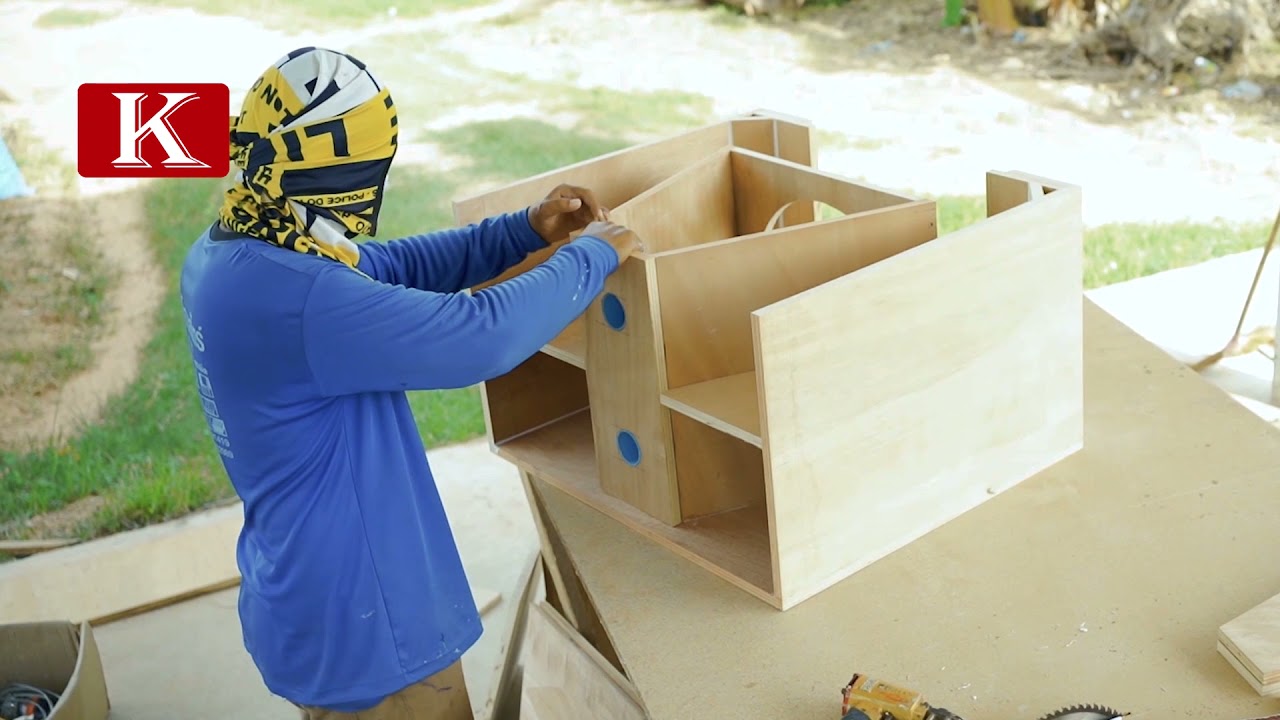 W 15 Bass Reflex Speaker Box Plan Subwoofer box - YouTube