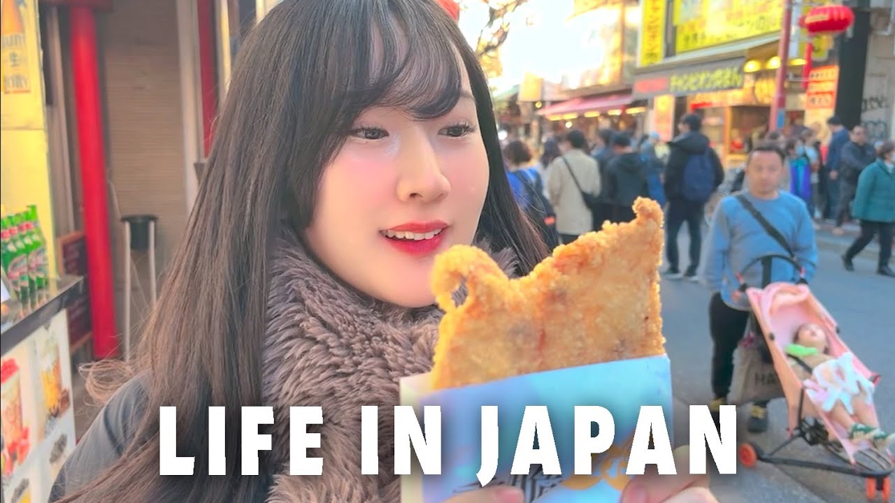 [Vlog] Cozy life in japan 🇯🇵 Yokohama Chinatown Food Stroll ＆ Making ...