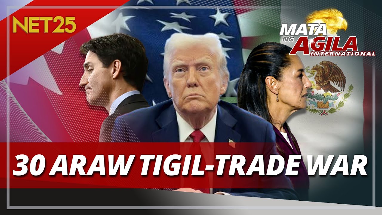 U.S. TARIPA SA CANADA, MEXICO TIGIL MUNA NG 30 ARAW - YouTube