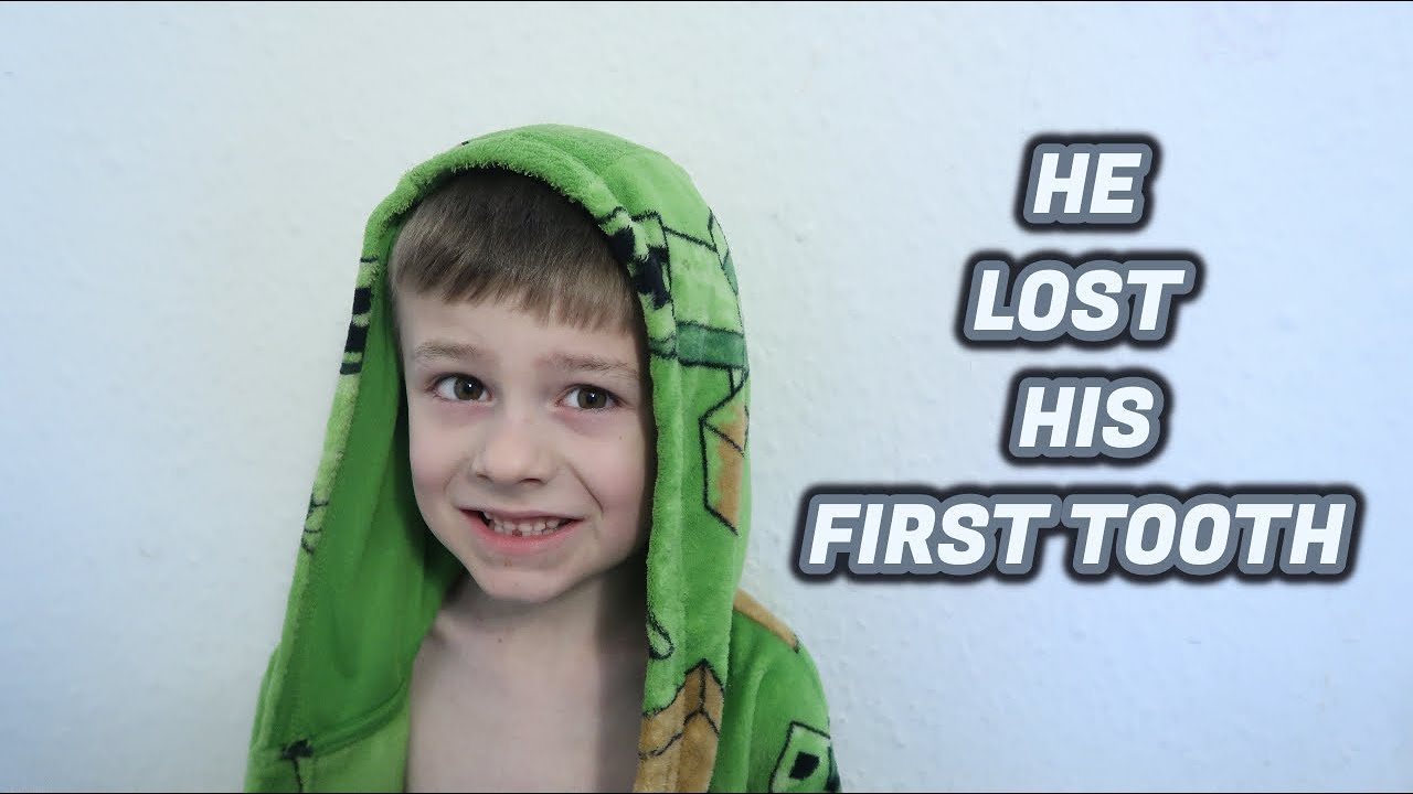 HE LOST HIS FIRST TOOTH! - YouTube