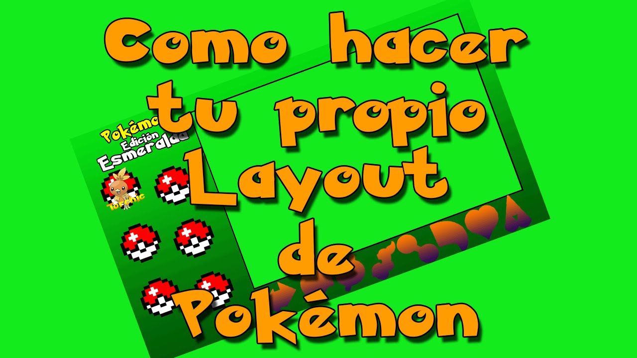 TUTORIAL - Crear un Layout de Pokémon para GBA (Photoshop CS6) - YouTube