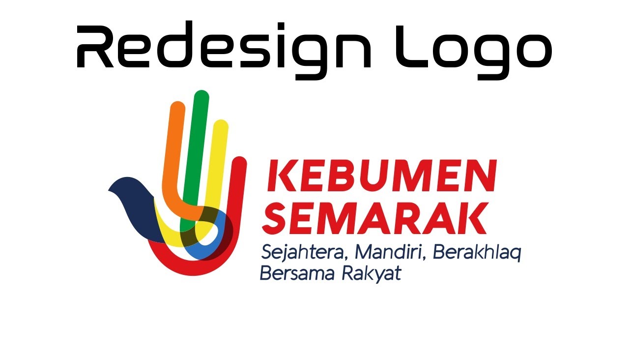 REDESIGN LOGO KEBUMEN SEMARAK - YouTube