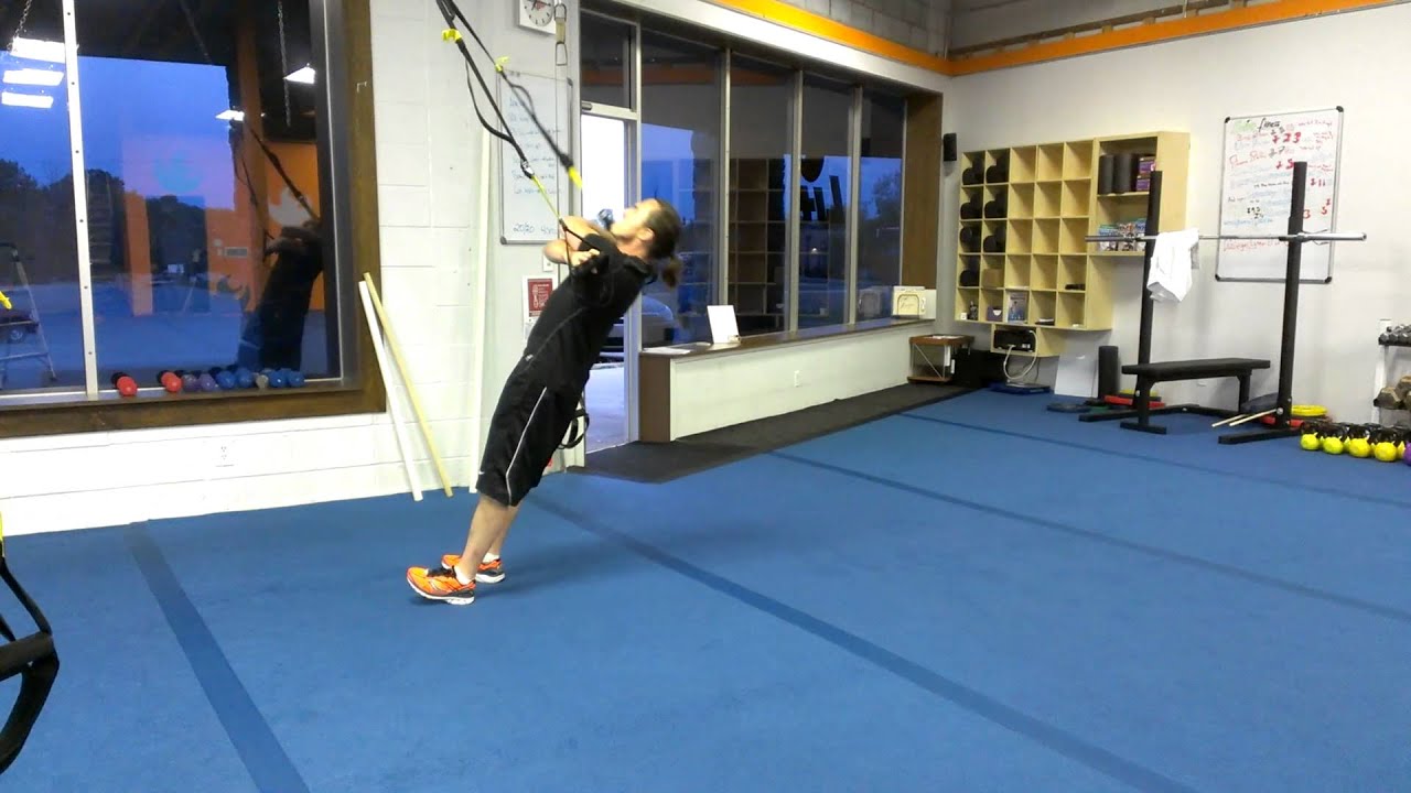 TRX Face Pull + Alt Bear Hug - YouTube