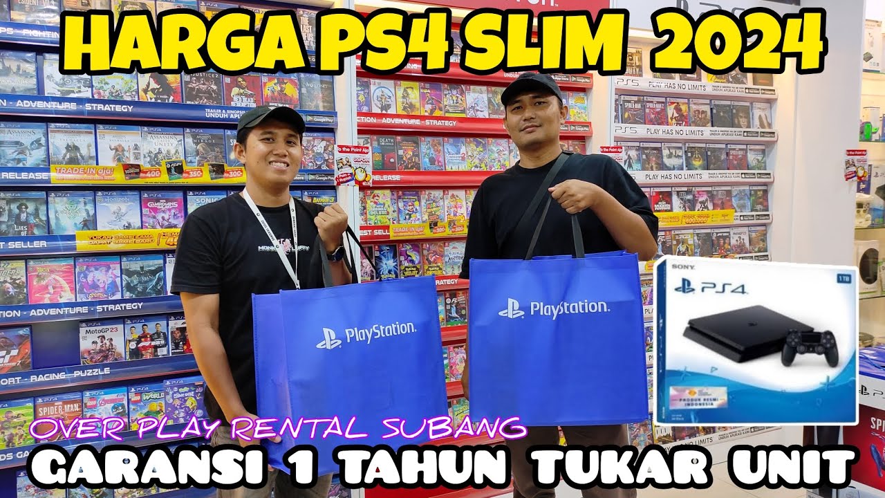 PS4 SLIM TERMURAH GARANSI 1 TAHUN TUKAR UNIT | BELI PS4 MURAH Di BANDUNG 2024 - YouTube