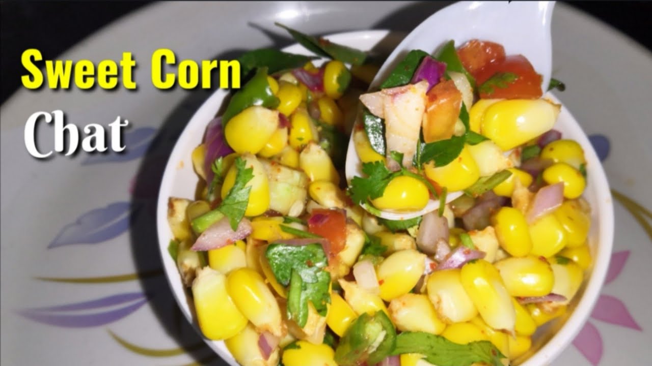 Sweet corn chaat ||Spicy sweet corn chaat ||Corn chaat ||Sweet corn ...