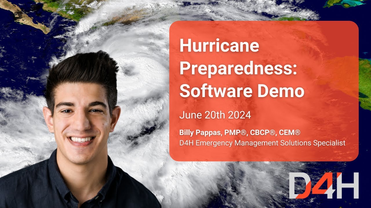 Hurricane Preparedness: Live Emergency Management Software Demo - YouTube