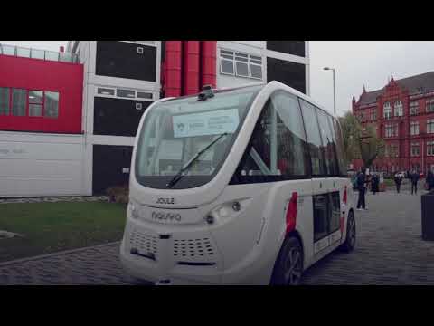 Campus : NAVYA AUTONOM SHUTTLE improving mobility at Salford University in UK!