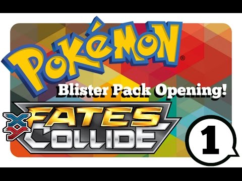 Pokemon Blister Pack Opening Fates Collide #1 - YouTube