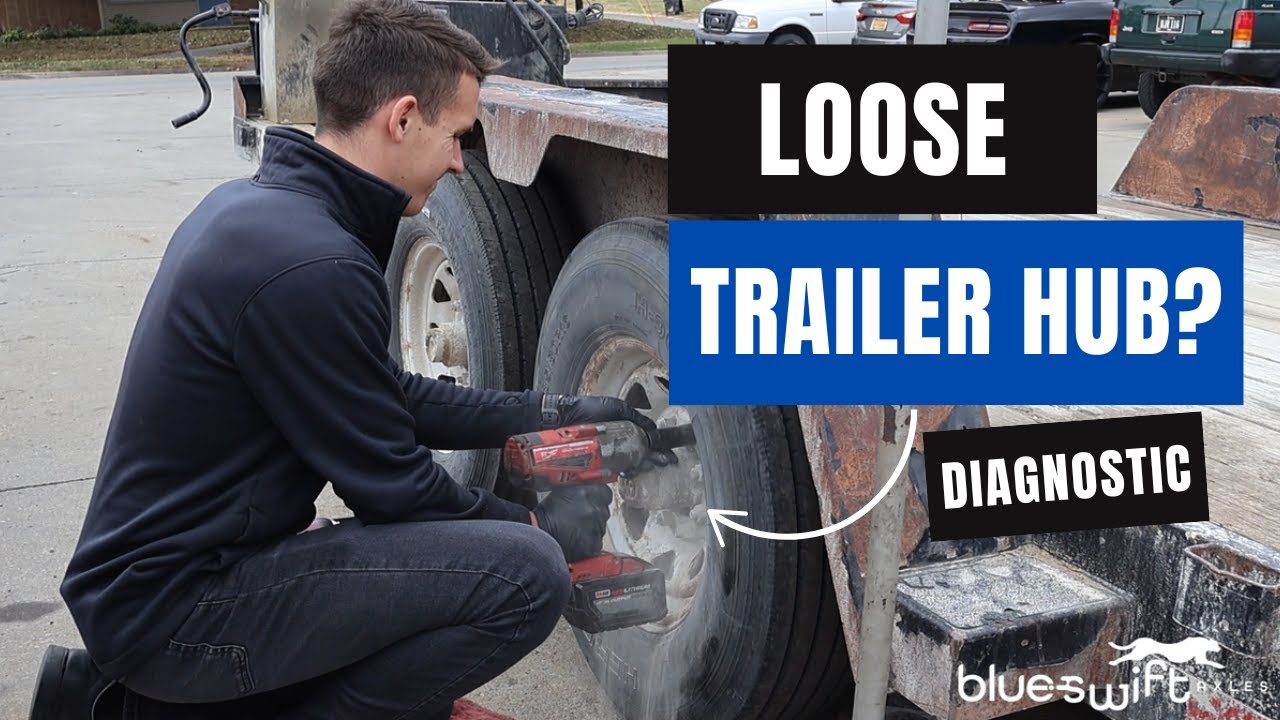 How to Fix a Loose Trailer Hub - BEFORE DISASTER STRIKES - YouTube