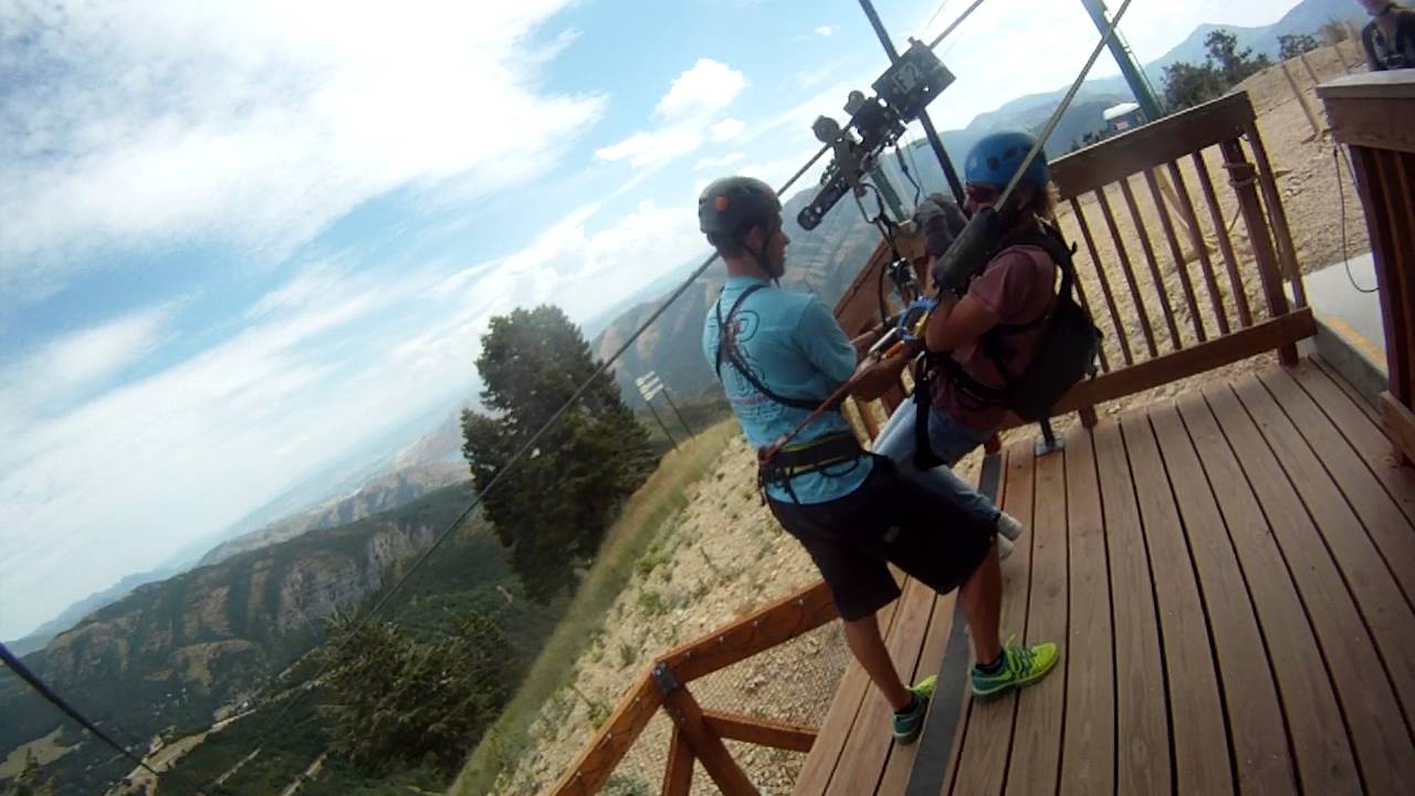 Zip Line Sundance Utah #2 - YouTube