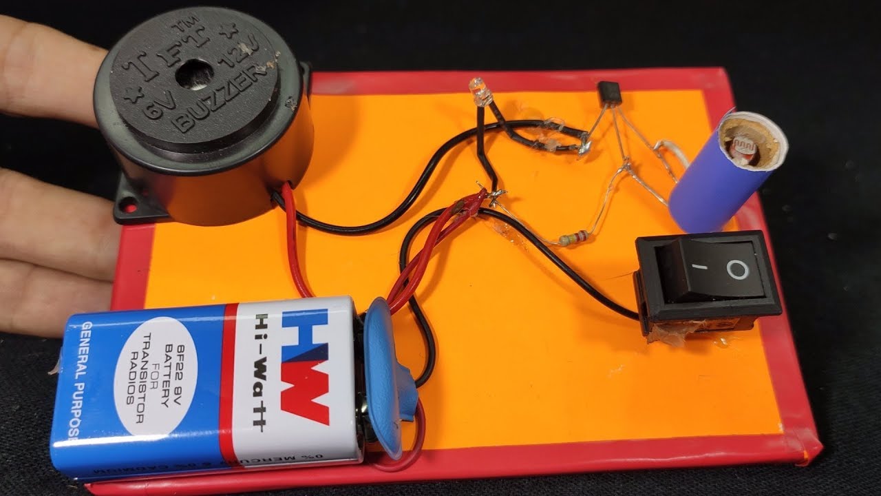 Amazing Project Using Science Project Kit - Buzzer, LDR, Transistor ...