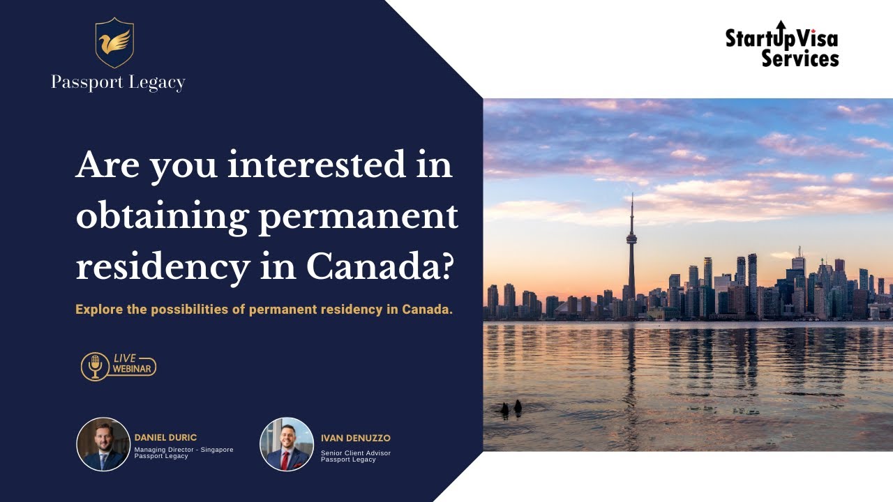 Canada StartUp Visa Program | Everything You Need to Know - Passport ...