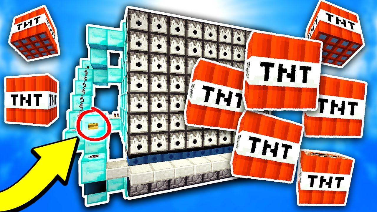 EXPLODING TNT CANNON MINECRAFT TROLL! - YouTube