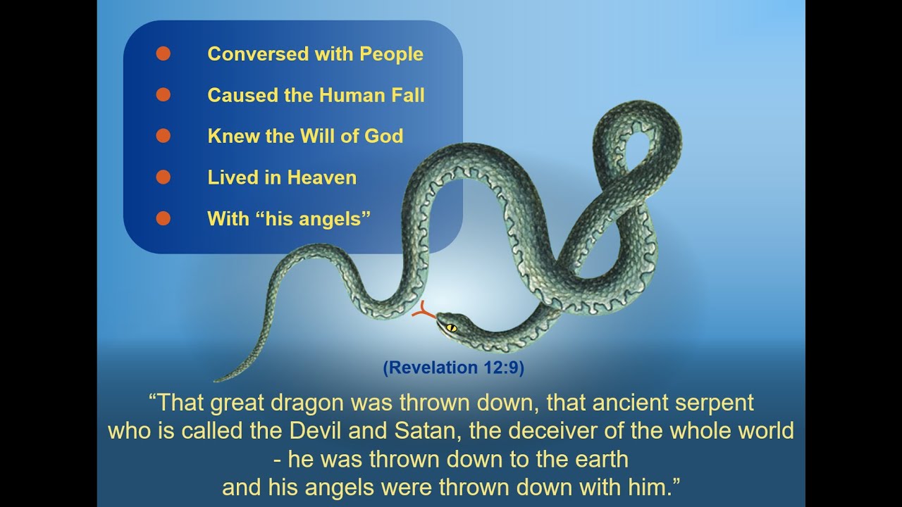 Biblical and Divine Principle view on who is the serpent in the Garden ...