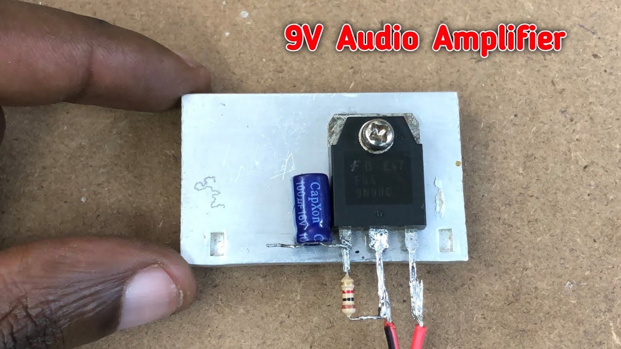 How To Make an Audio Amplifier at Home - YouTube