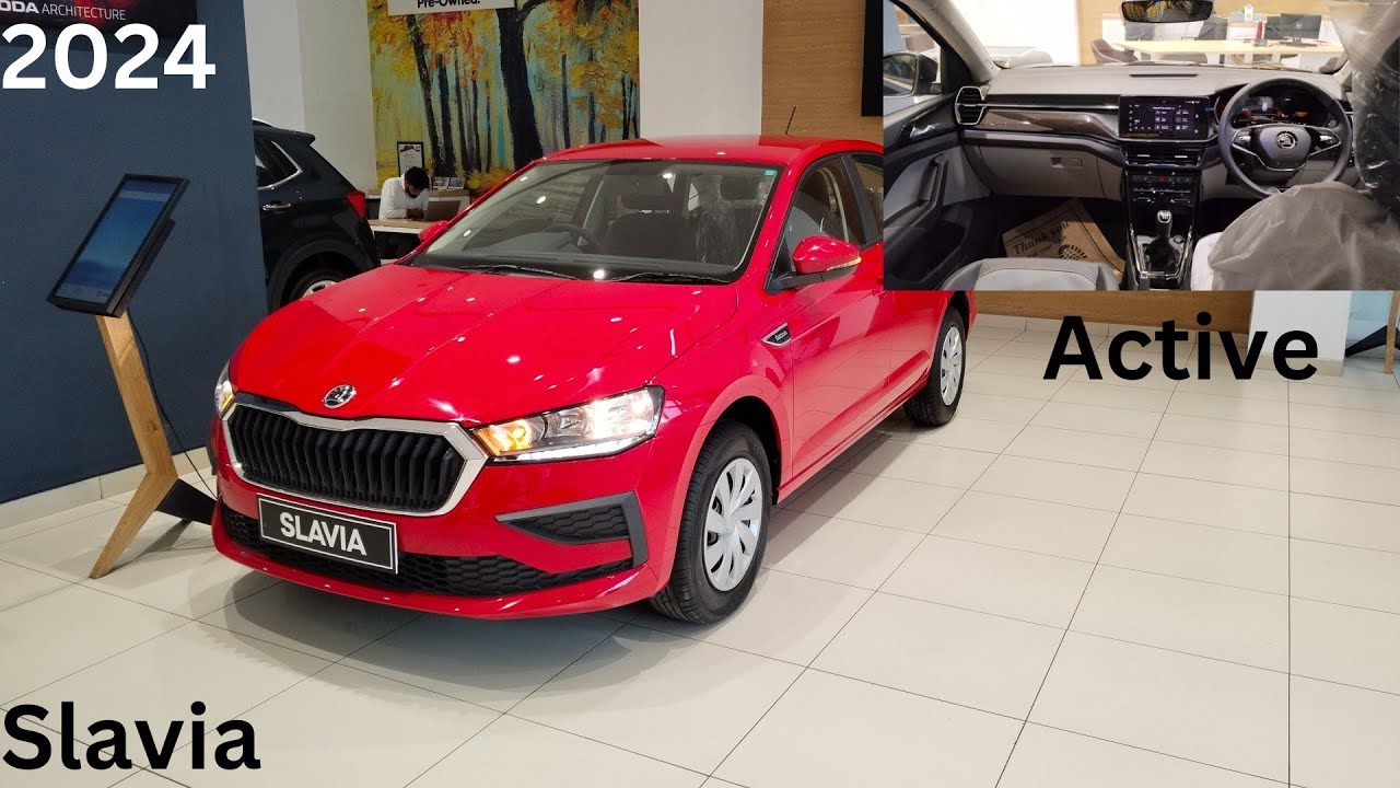 Skoda Slavia|2024 Base Model Active😎Most Value For Money Varient Detail ...