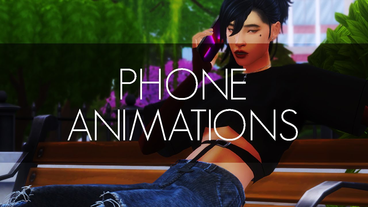 PHONE ANIMATION PACK (UPDATE 0.4) | Sims 4 Animation (Download) - YouTube