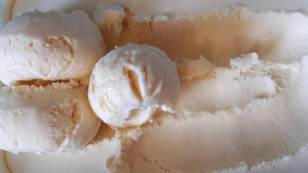 How to make 2 ingredients ICE CREAM - YouTube