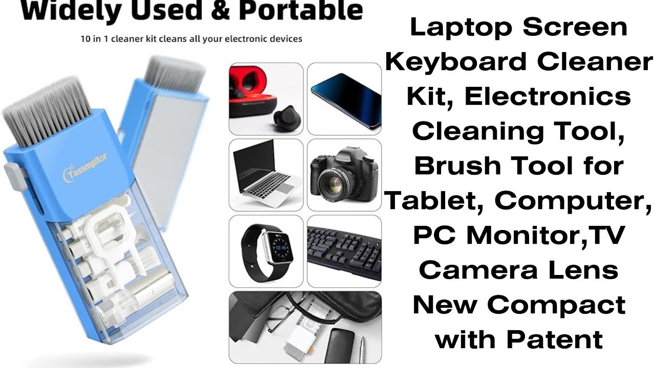 LAPTOP AND ELECTRONICS CLEANER KIT - YouTube