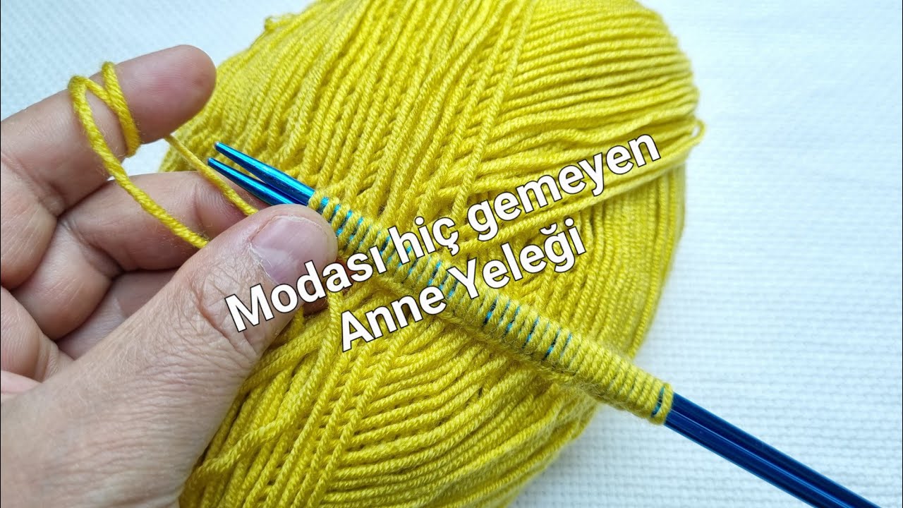 eye-catching wonder knitting pattern made with two needles - YouTube