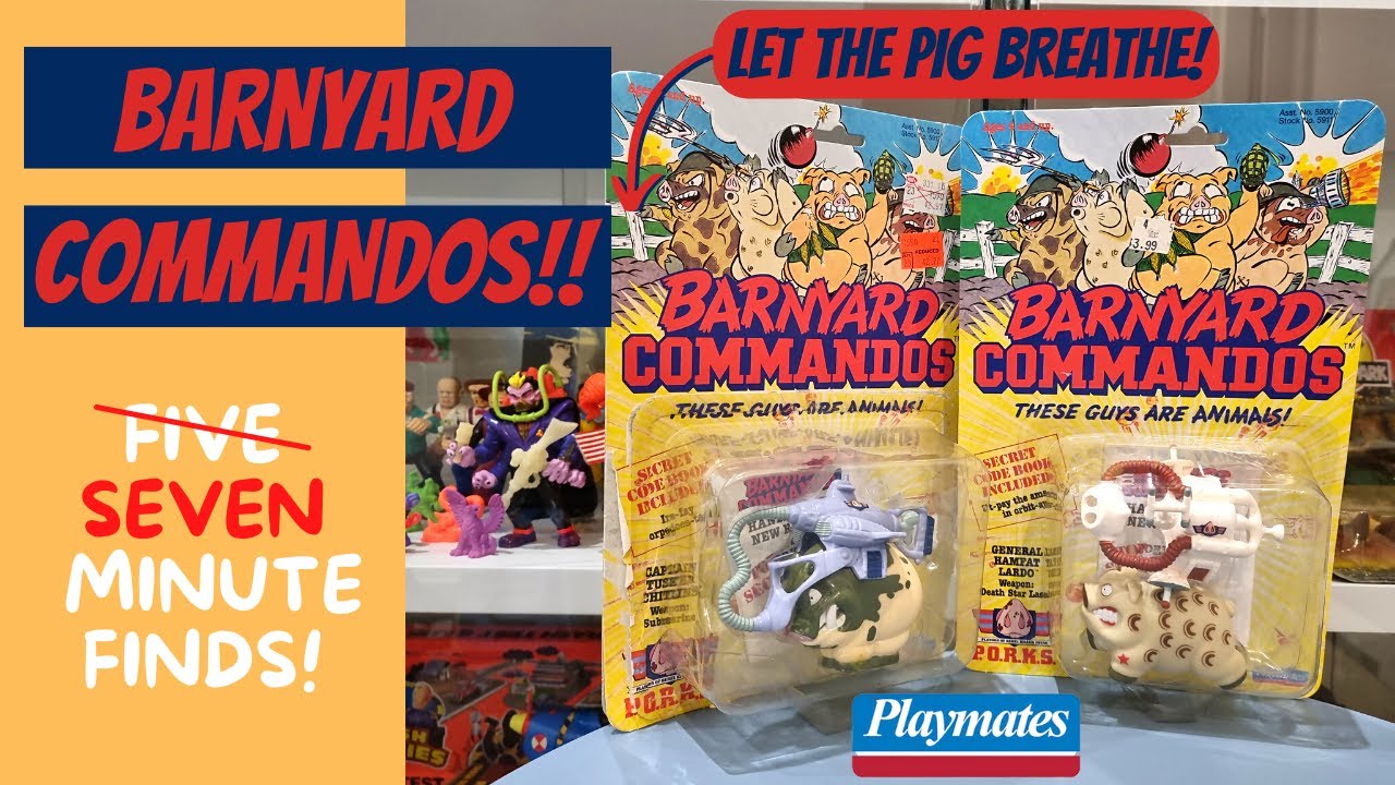 Barnyard Commandos Vintage Action Figure Pick-ups! Crusher's 5-Minute Finds Ep.4 (+2 Bonus ...