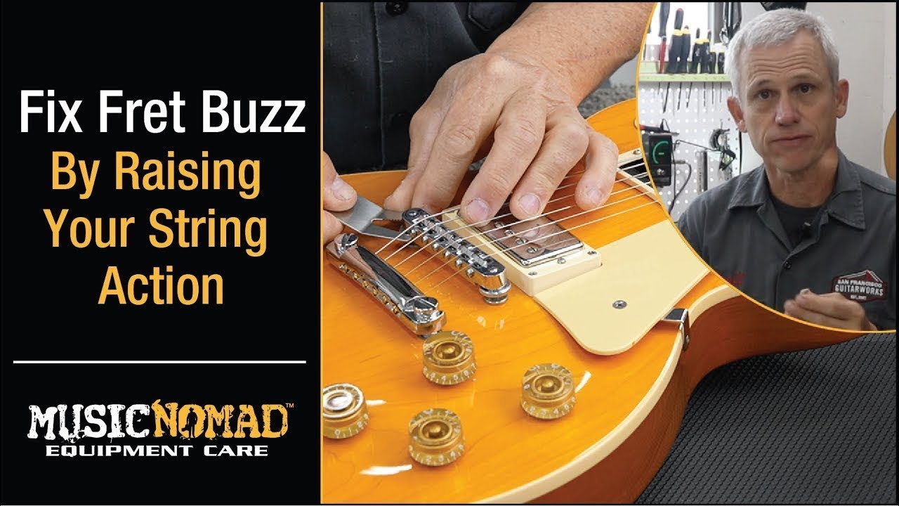 Quick Fix To Eliminate Fret Buzz - Raise Your String Action! - YouTube