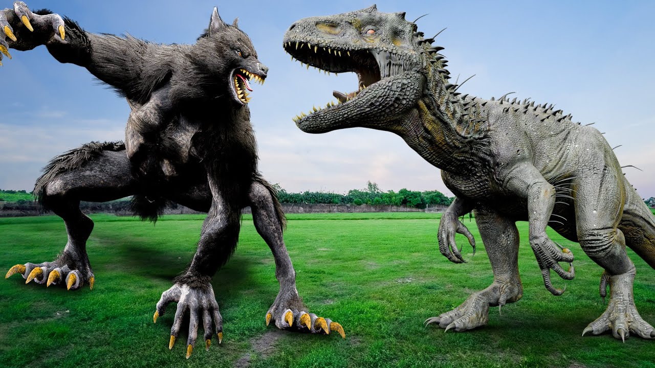 INDOMINUS REX VS Evolution Of Werewolves #310 | Who Will Win? | HORROR ...
