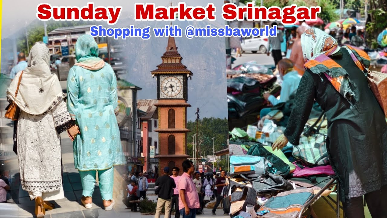 Srinagar Sunday Market ||cheapest Sunday Market ||shopping with ...