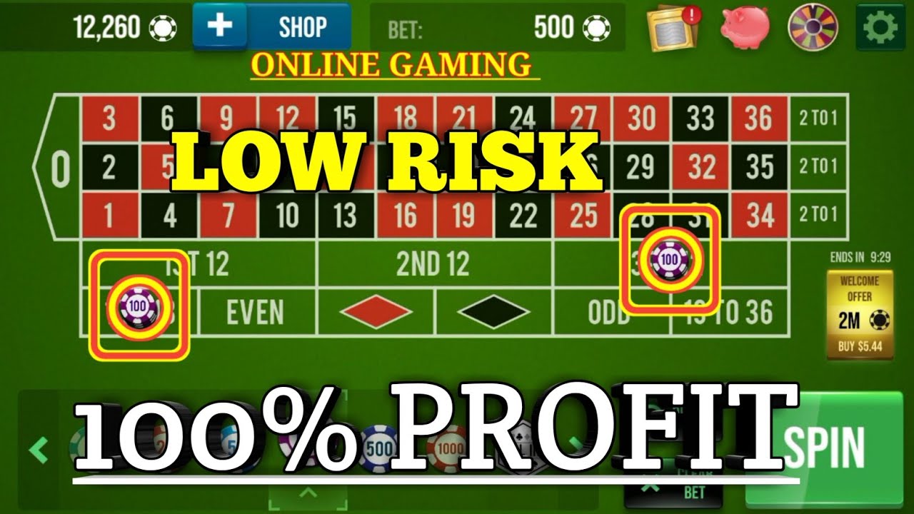LOW RISK 100% Profite 🌹🌹|| Roulette Strategy To Win || Roulette Tricks ...