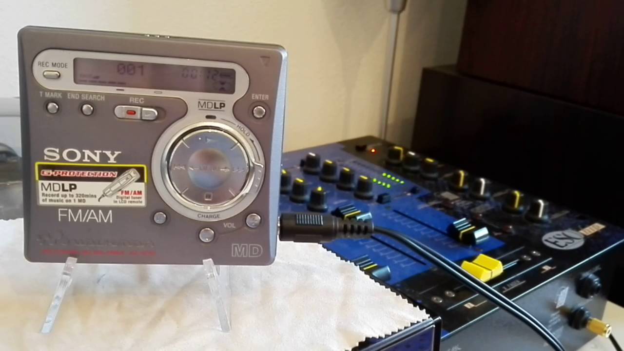 minidisc sony mz-g750 kkk - YouTube