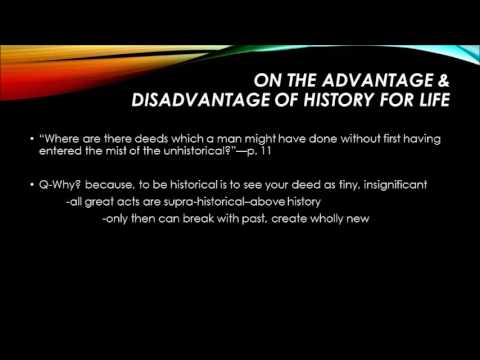 Friedrich Nietzsche, On the Advantage and Disadvantage of History for ...