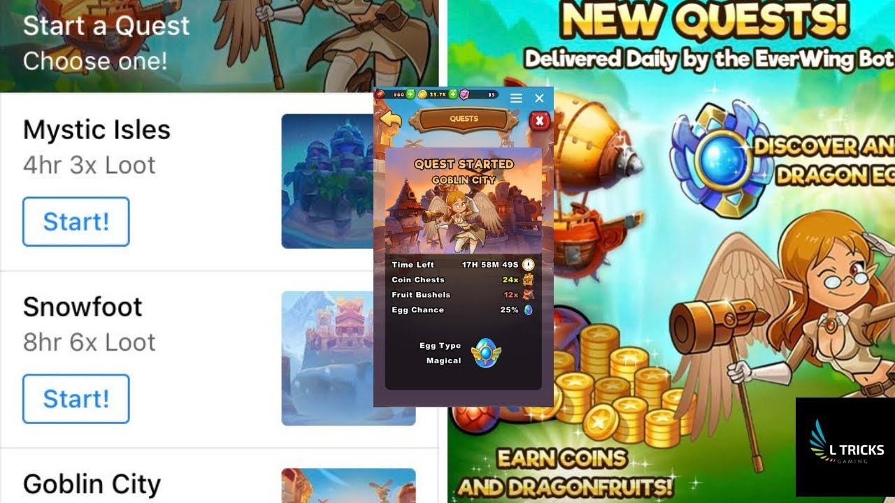 Everwing New QUEST feature - Everwing New Updates - YouTube