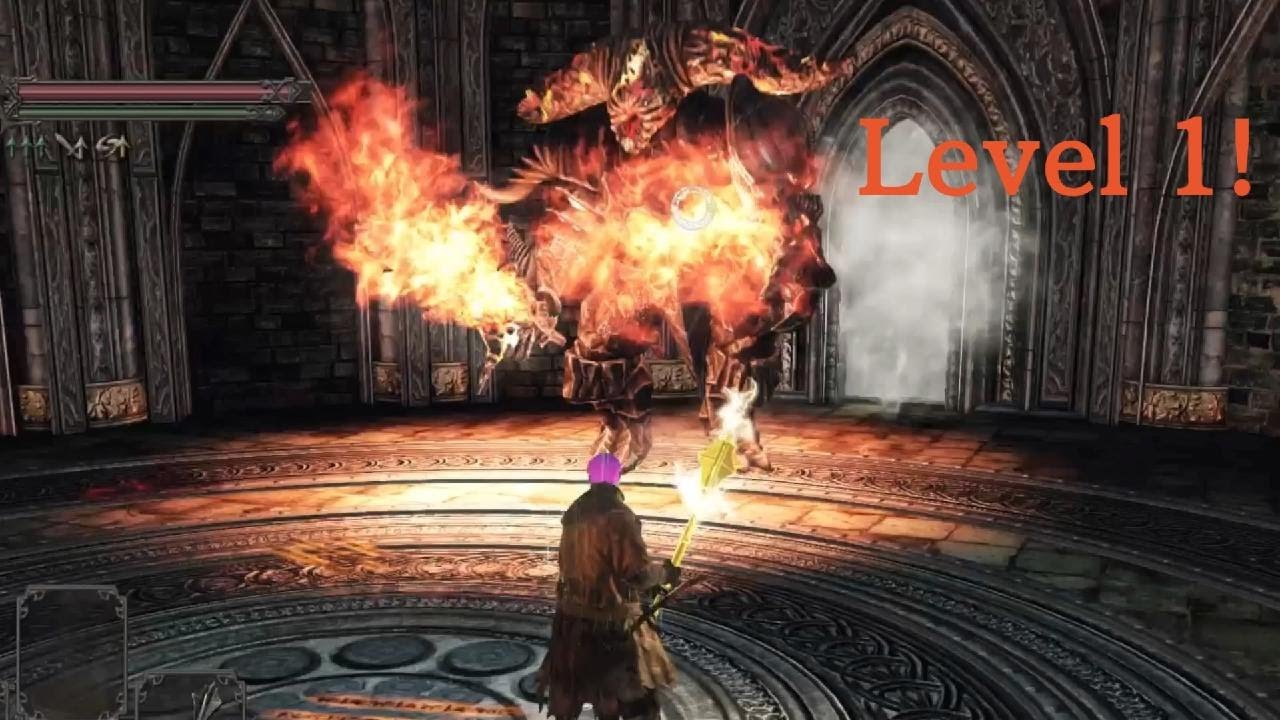 Smelter Demon Level 1 Boss Fight (Dark Souls 2 SL1 Run) - YouTube