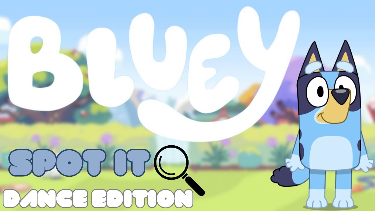 Bluey Spot It| Dance Edition| Brain Break| PE Warm Ups - YouTube