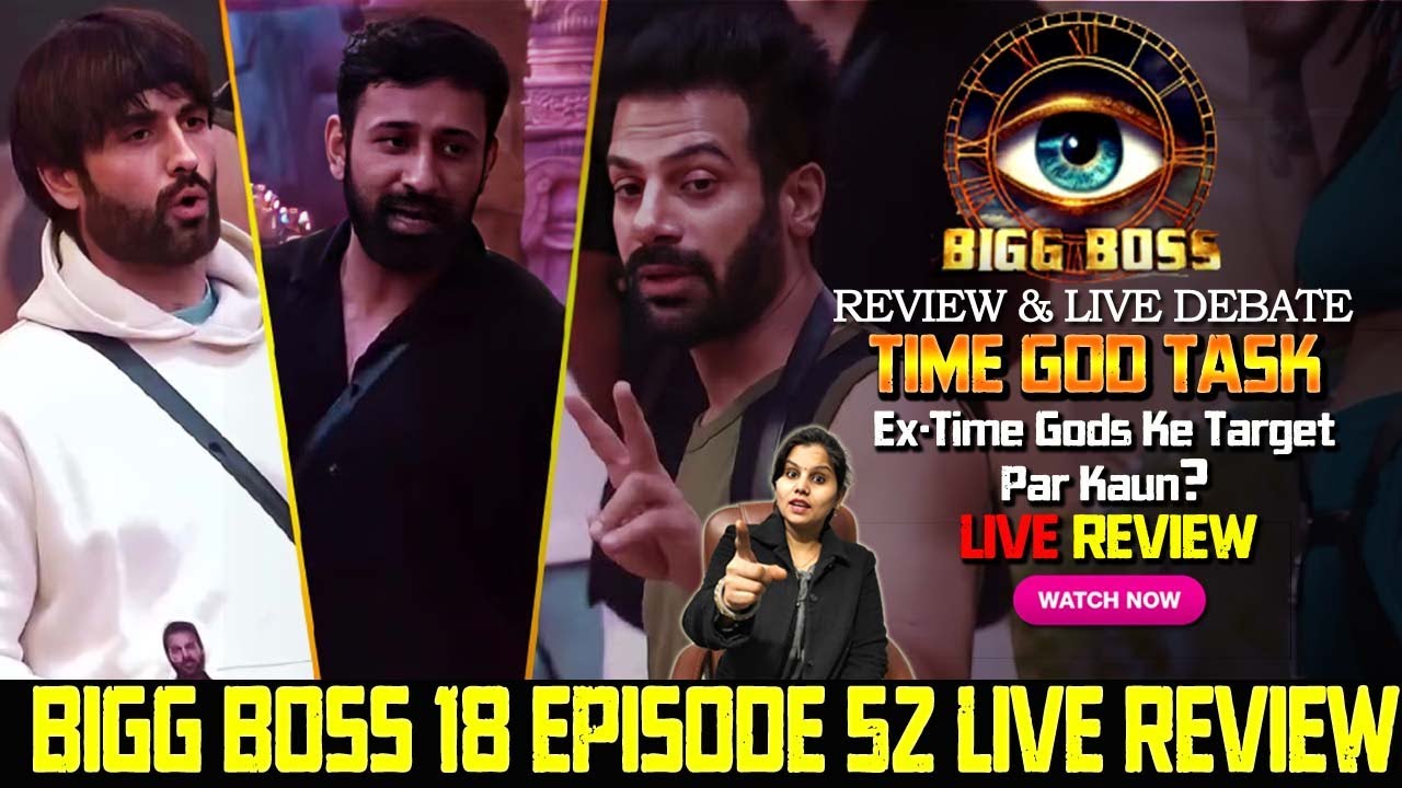 Bigg Boss 18 Live 26 November 2024 Review | Time God Task | Bigg Boss ...