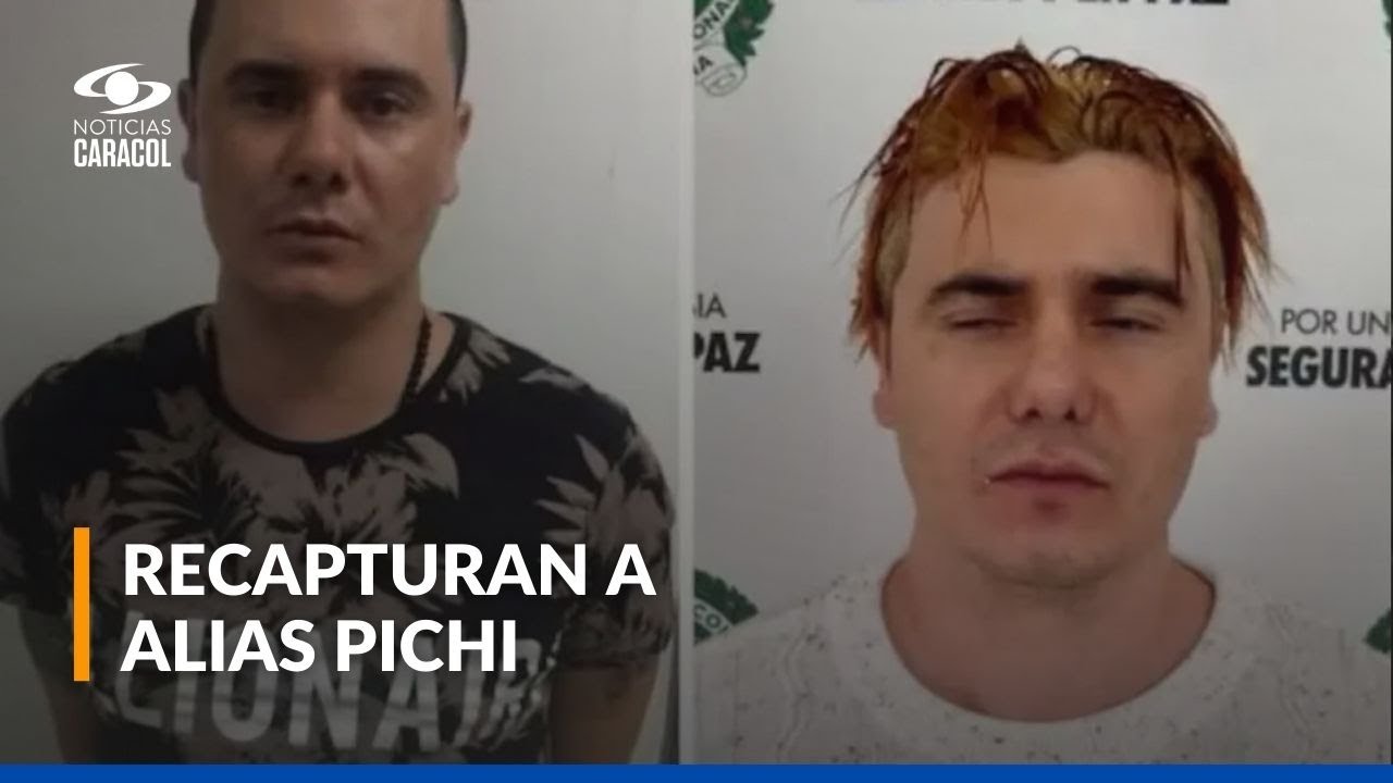 Así fue la recaptura de alias Pichi: se había volado de la casa por cárcel en octubre - YouTube