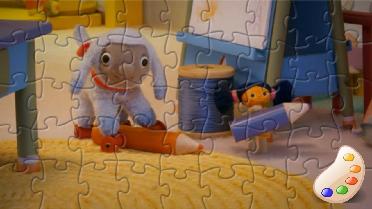 CBeebies Moon and Me Lambkin Little Nana Puzzle Kids Game - YouTube