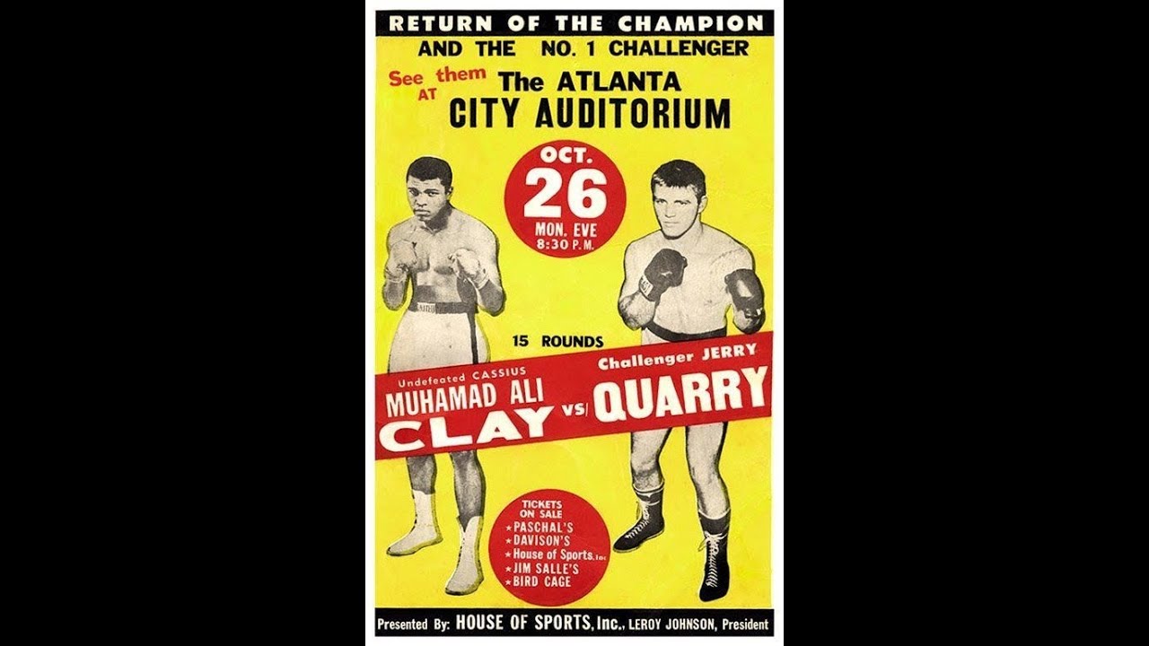 Muhammad Ali vs Jerry Quarry - YouTube