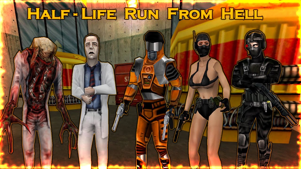  Half Life Run From Hell Mod Full Walkthrough YouTube