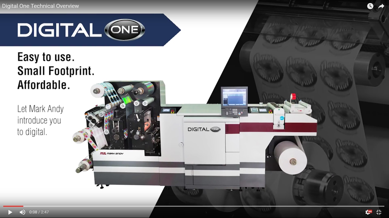 Digital One- Hybrid Label Press Technical Overview - YouTube