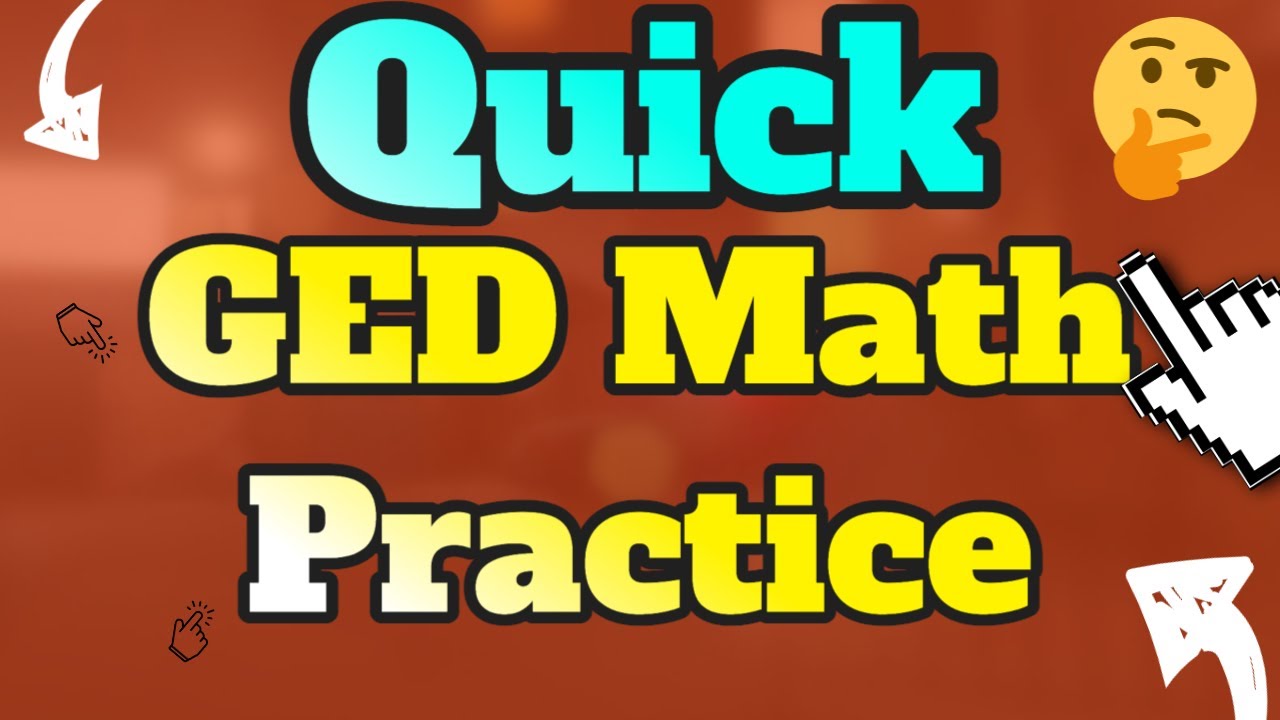 Quick GED Math Practice Test Part 12! | Made Easy - YouTube