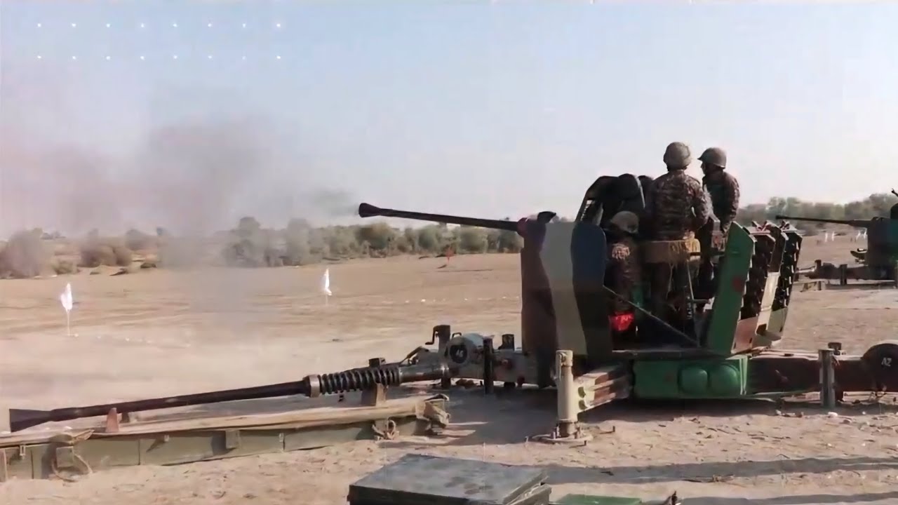 Indian Army's Carpe Diem Brigade conducts AD Exercise with L70 - YouTube