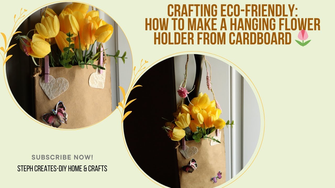 Eco-Friendly Crafting: How to Make a Beautiful Flower Holder from ...