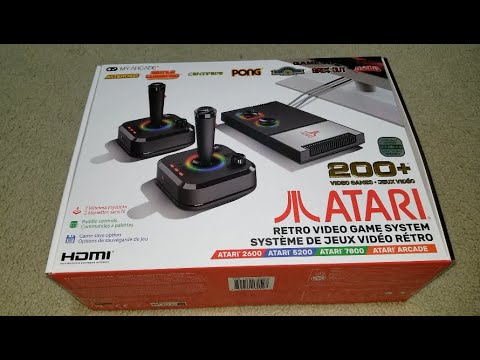 ATARI RETRO GAMSTATION PRO MY ARCADE 200+ Games & 2 Wireless Joysticks ...