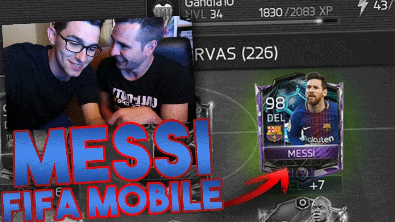 CONSEGUIMOS A LEO MESSI EN FIFA MOBILE - YouTube